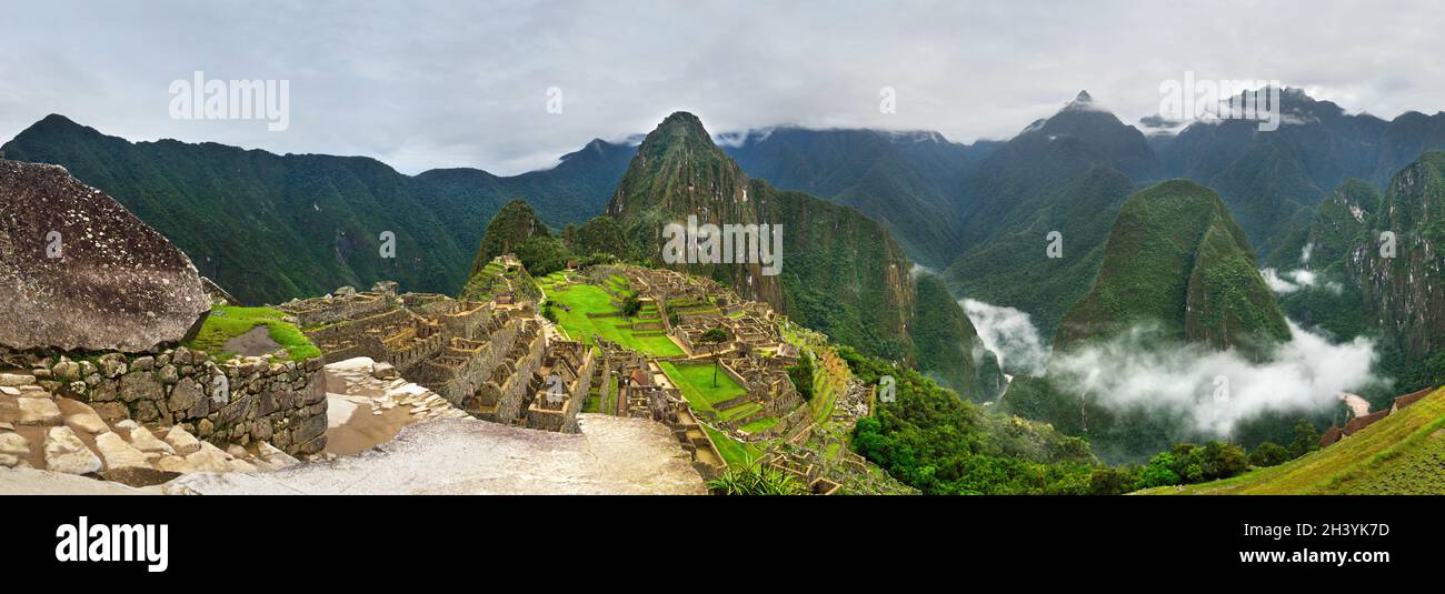 Inca citadel Machu Picchu Stock Photo - Alamy