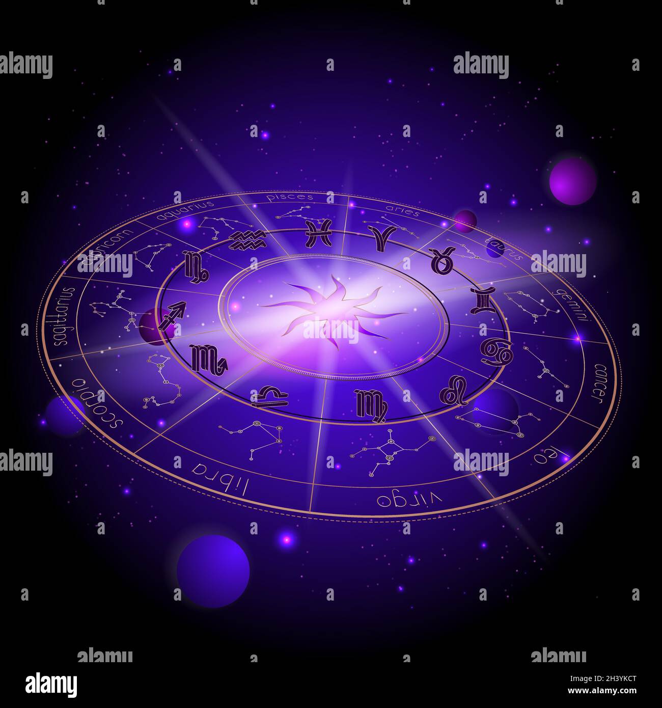 3d zodiac hi-res stock photography and images - Alamy