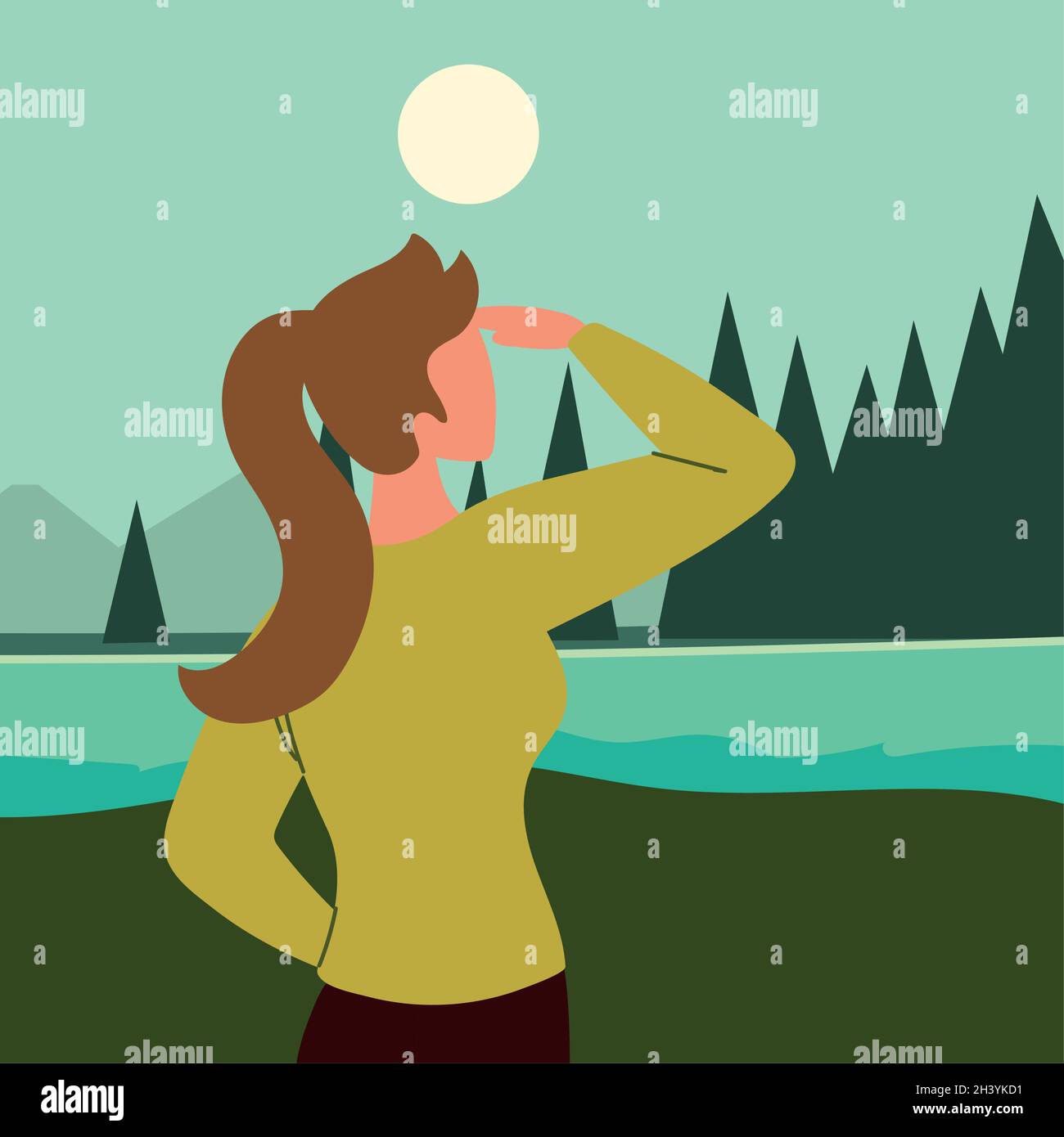 An afar woman Stock Vector Images - Alamy