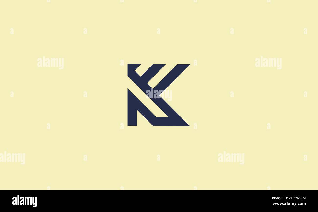 LETTER K LOGO DESIGN WITH NEGATIVE SPACE EFFECT FOR ILLUSTRATION USE ...