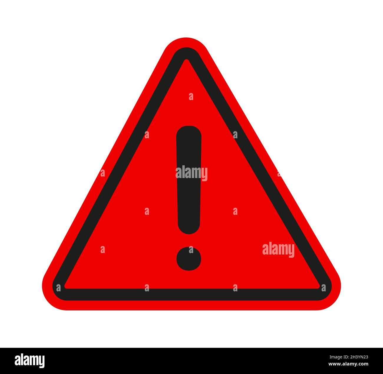 Warning sign. sticker. Vector design elements for objets with dangerous ...