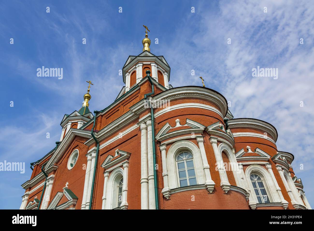 Beautiful church of the Assumption Convent in Kolomna, Russia Stock ...