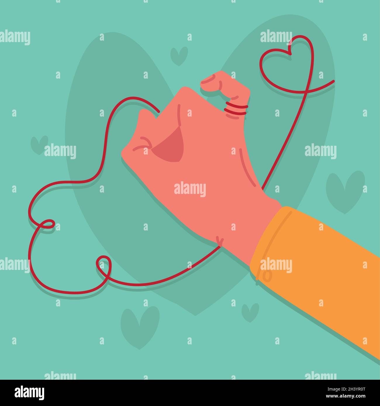Wrapped in string Stock Vector Images - Alamy