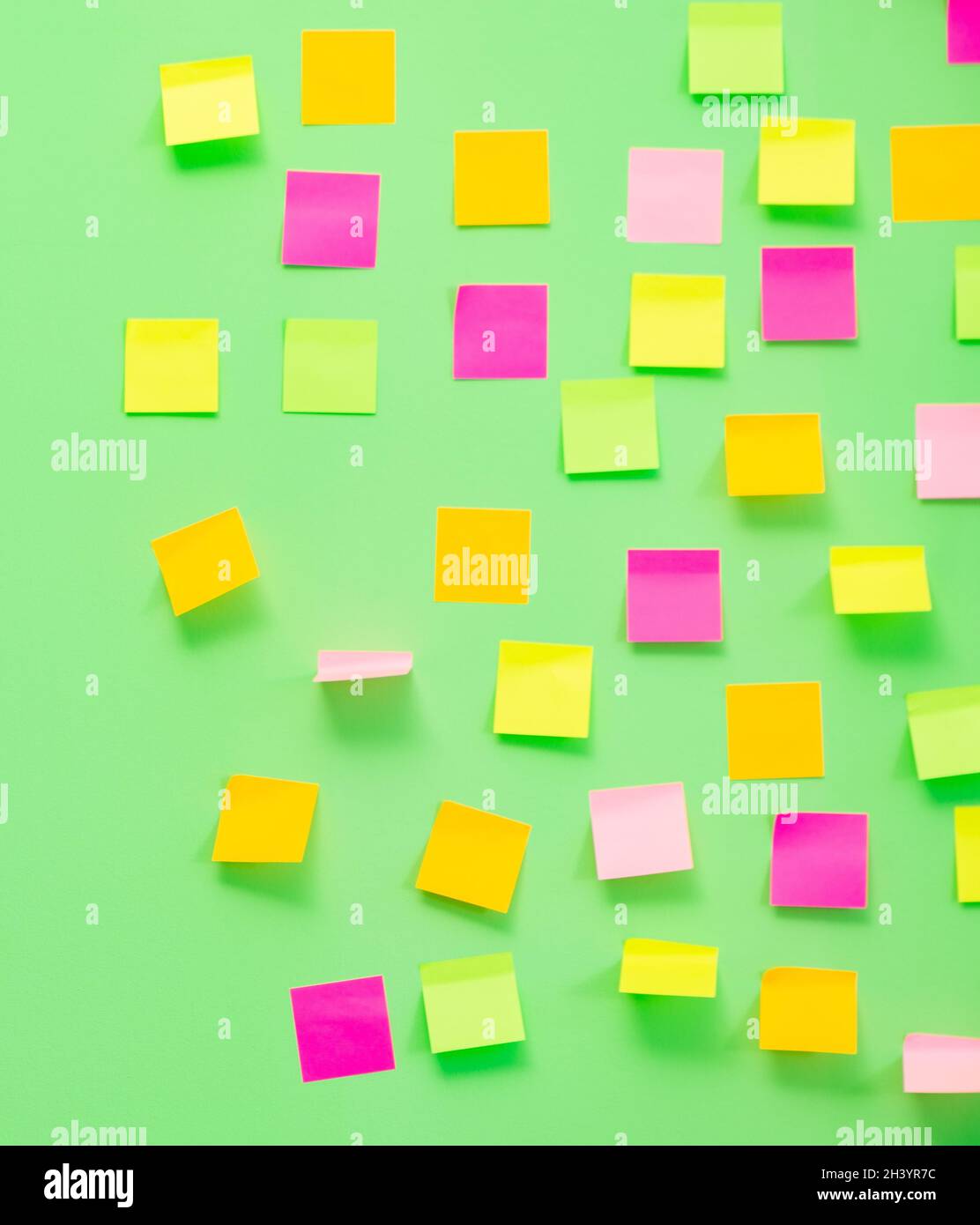 Many reminders in business concept Stock Photo - Alamy