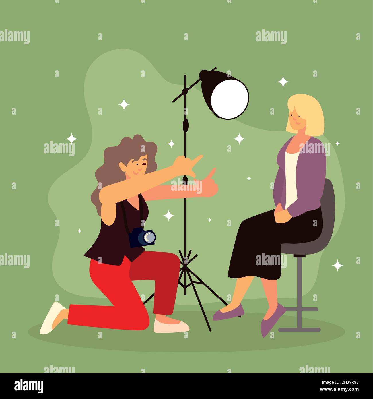 Female photographer client hi-res stock photography and images - Alamy