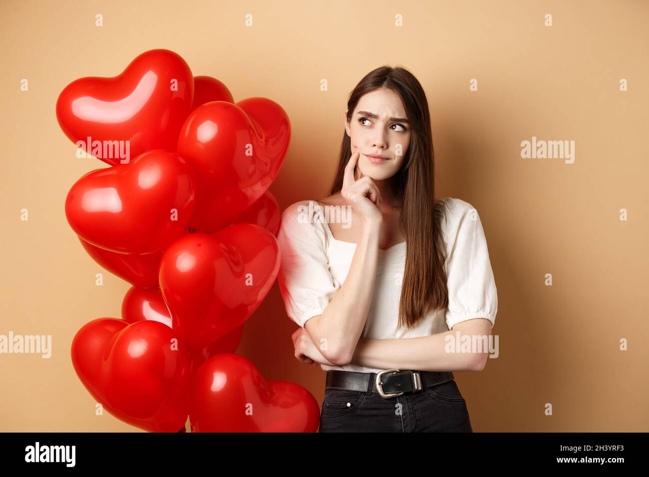 Smiling frowning lips hi-res stock photography and images - Alamy