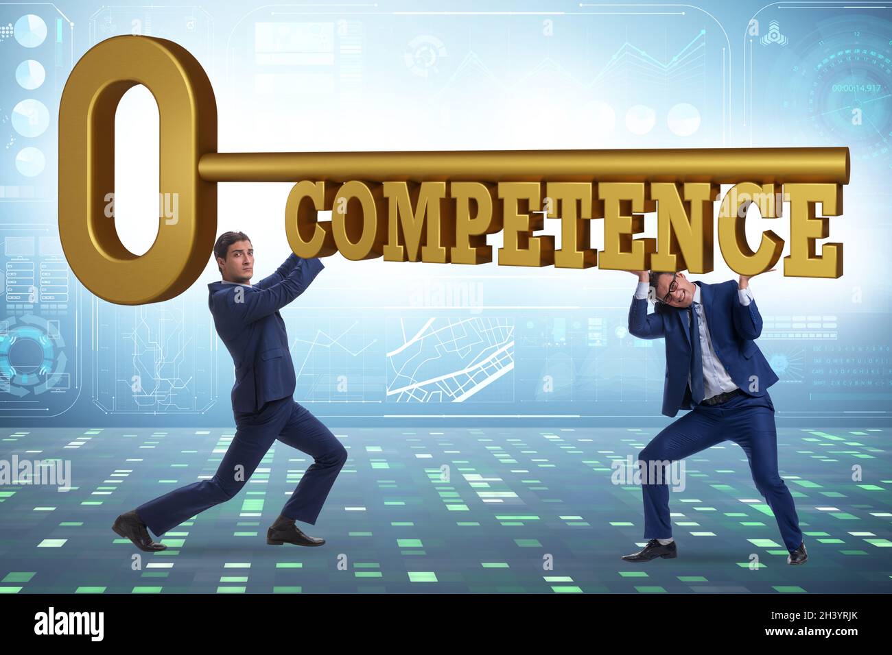 Experience and competence concept with key Stock Photo - Alamy