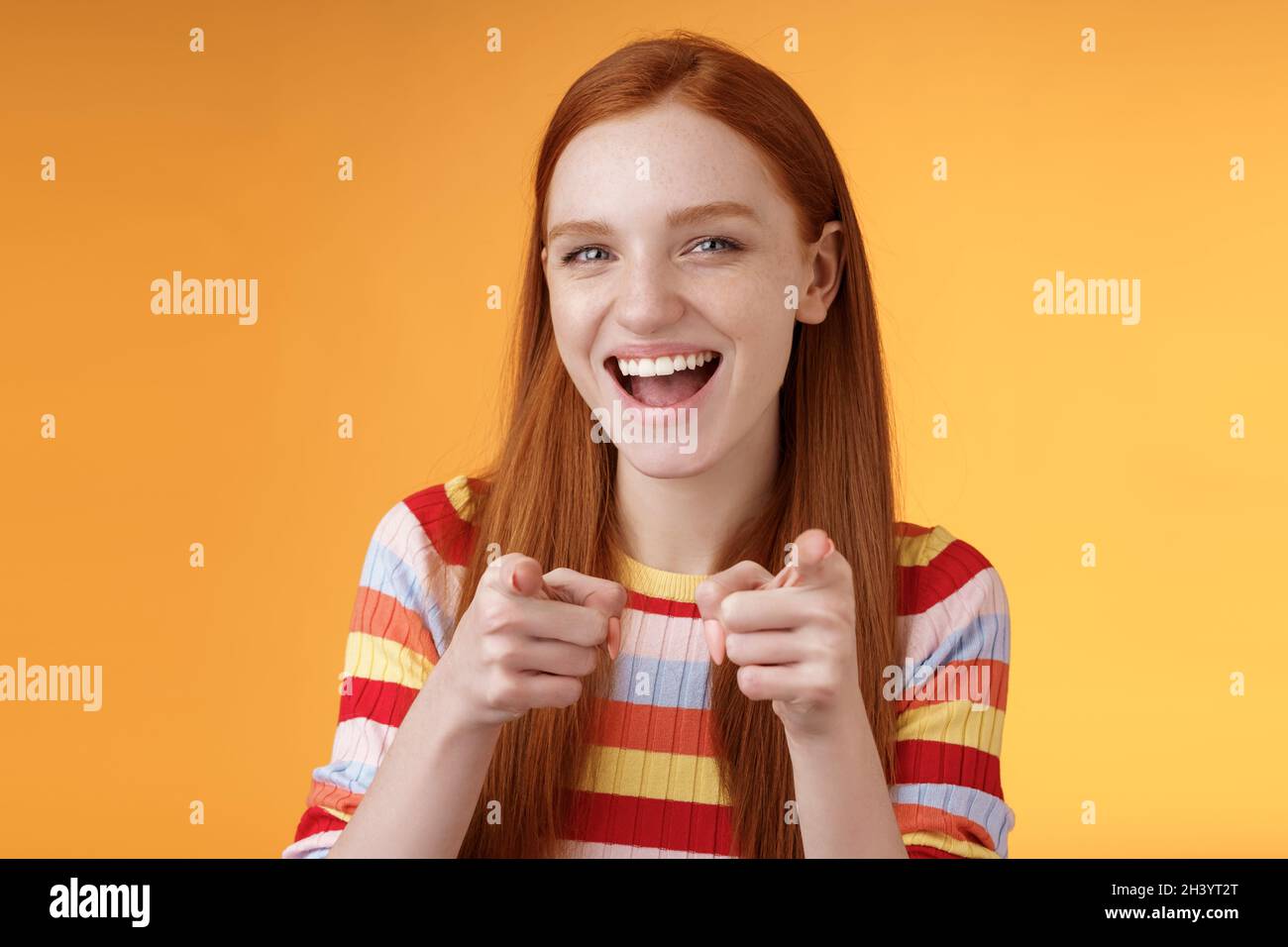 Finger pointing at camera hi-res stock photography and images - Alamy