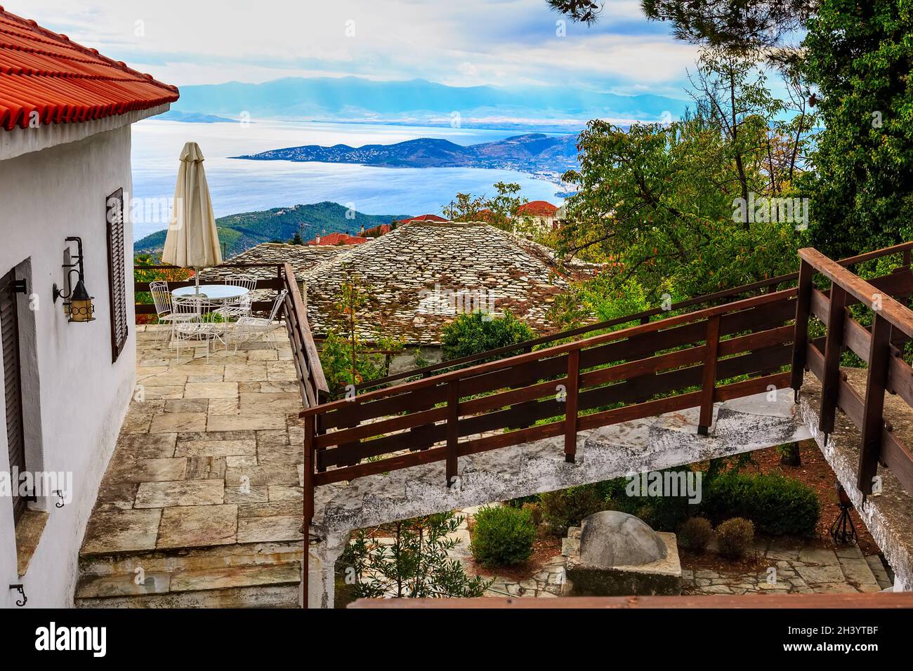 Aerial view of coast pelion hi-res stock photography and images - Alamy