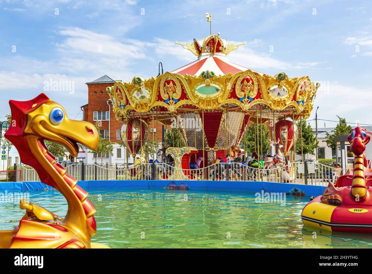 Russian carousel hi-res stock photography and images - Alamy