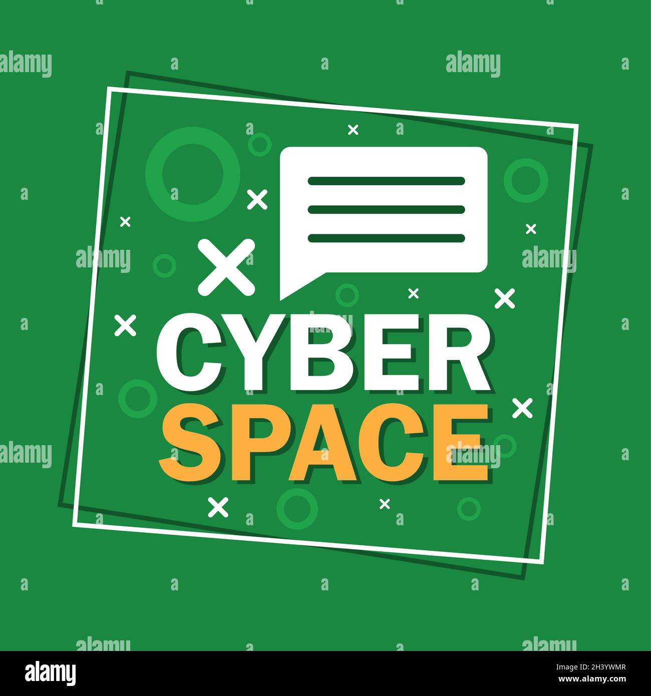 cyberspace lettering poster Stock Vector Image & Art - Alamy