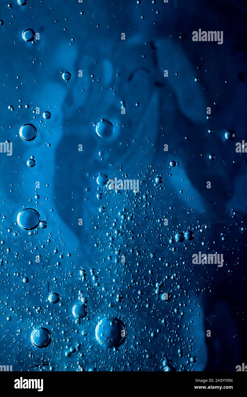 Blue water texture as aquatic background, nature and science concept ...
