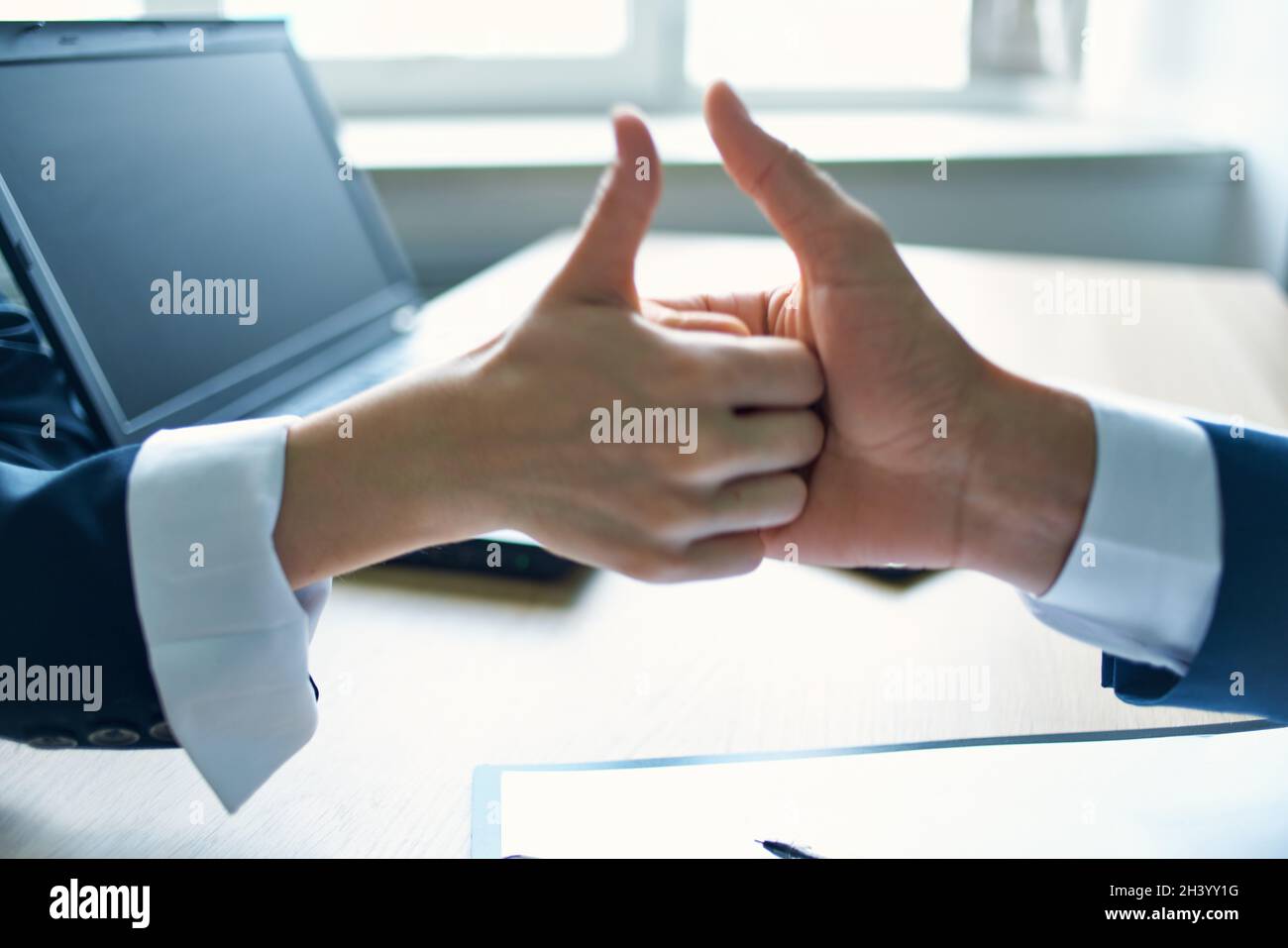 successful deal shaking hands close-up conclusion of a contract Stock ...