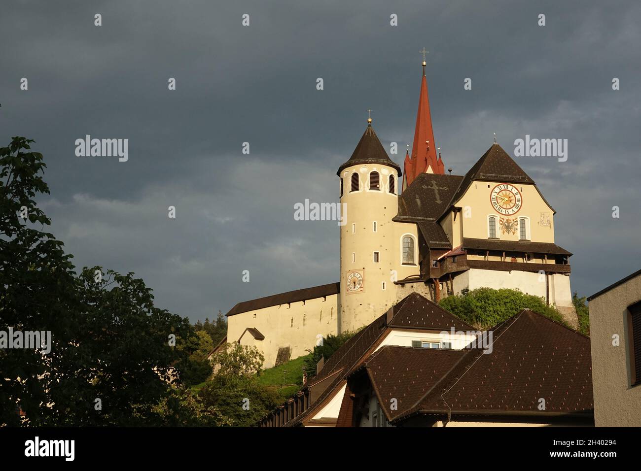 Basilica in Rankweil Stock Photo - Alamy