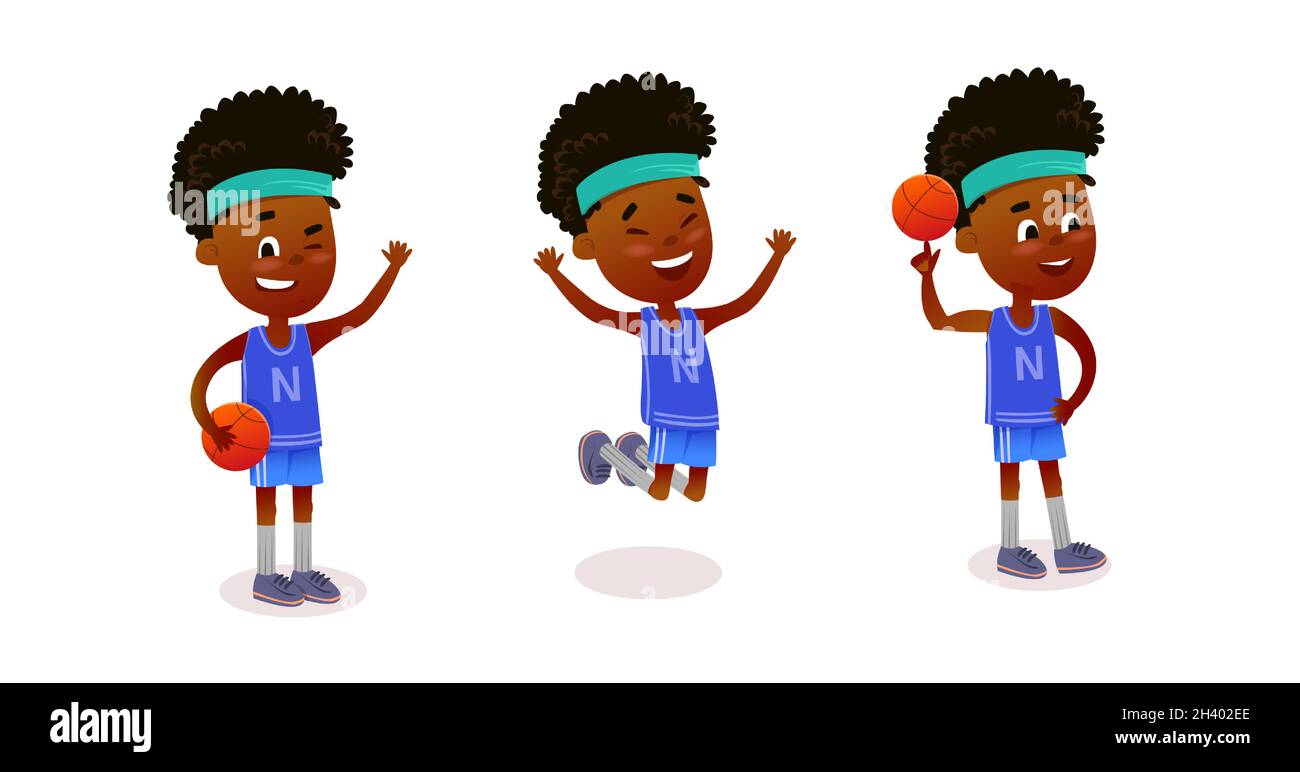 Boy character. Cartoon boy mascot kit. Character set poses. Cute little ...