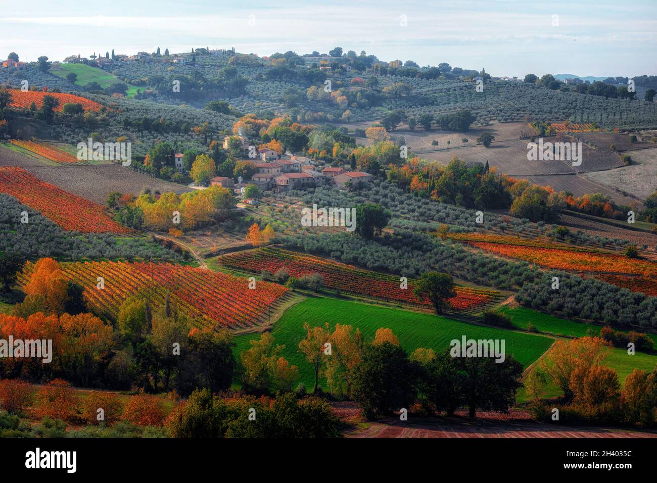 Montefalco, Perugia, Umbria, Italy Stock Photo - Alamy