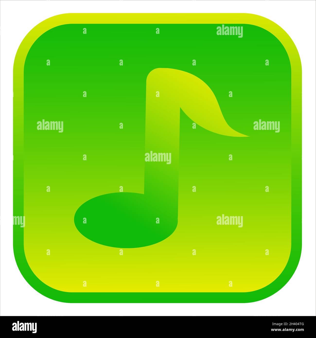 Musical note isolated icon hi-res stock photography and images - Alamy