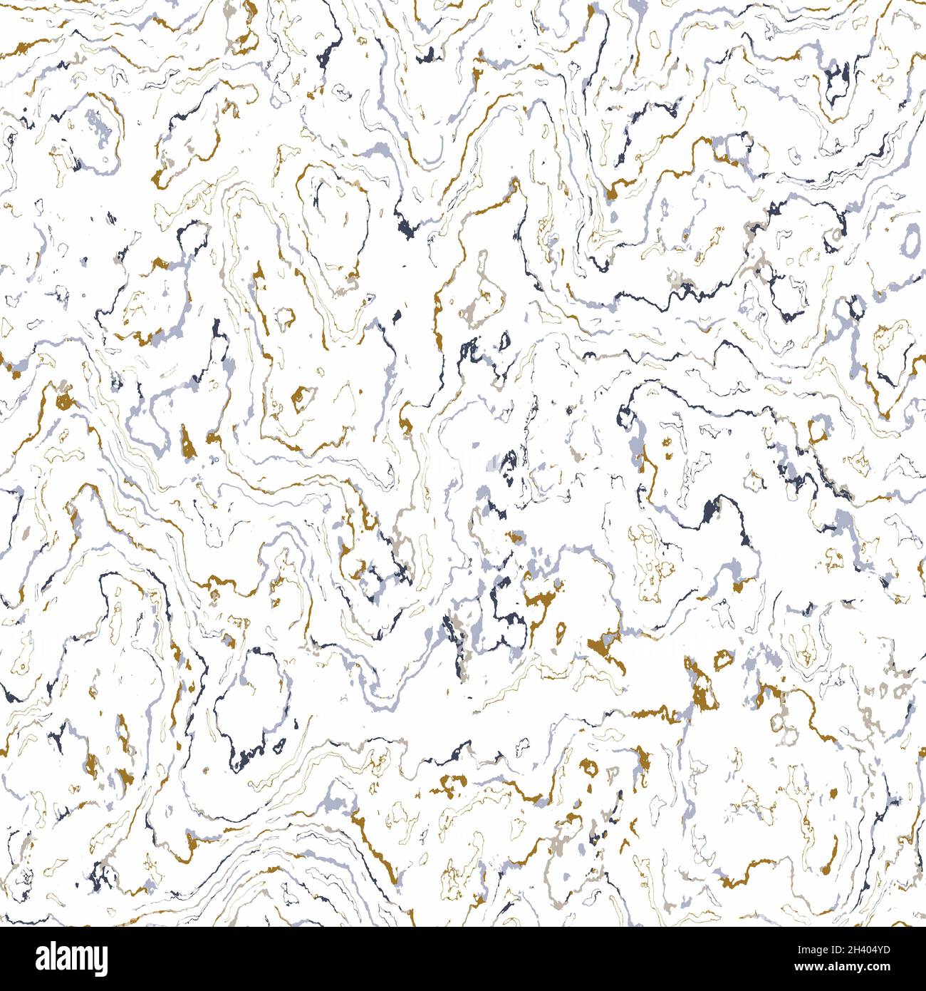 White tonal marbled seamless texture. Irregular pale ink blotch paint ...