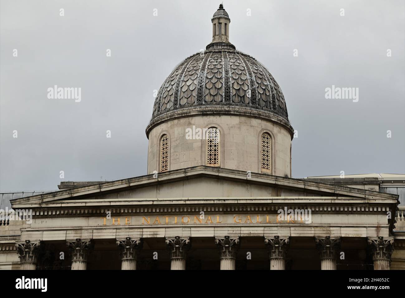 A view of the architectural detail of the domed rooftop building in the ...