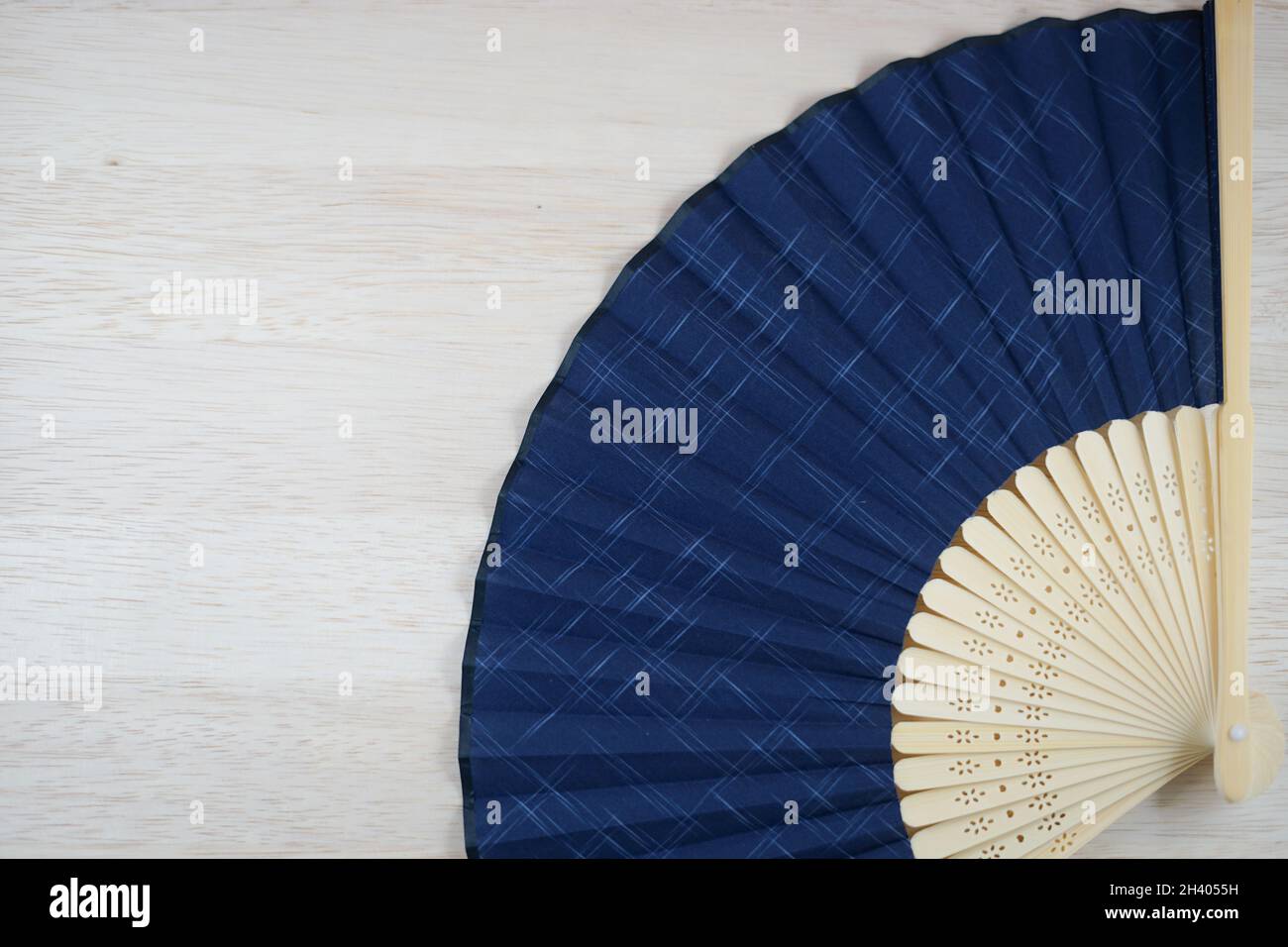 Fan of the image of the deep blue Stock Photo - Alamy