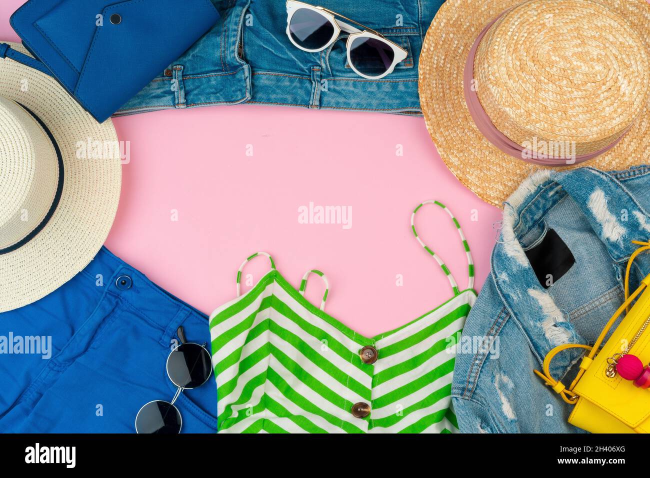 Summer outfit concept girl hi-res stock photography and images - Alamy