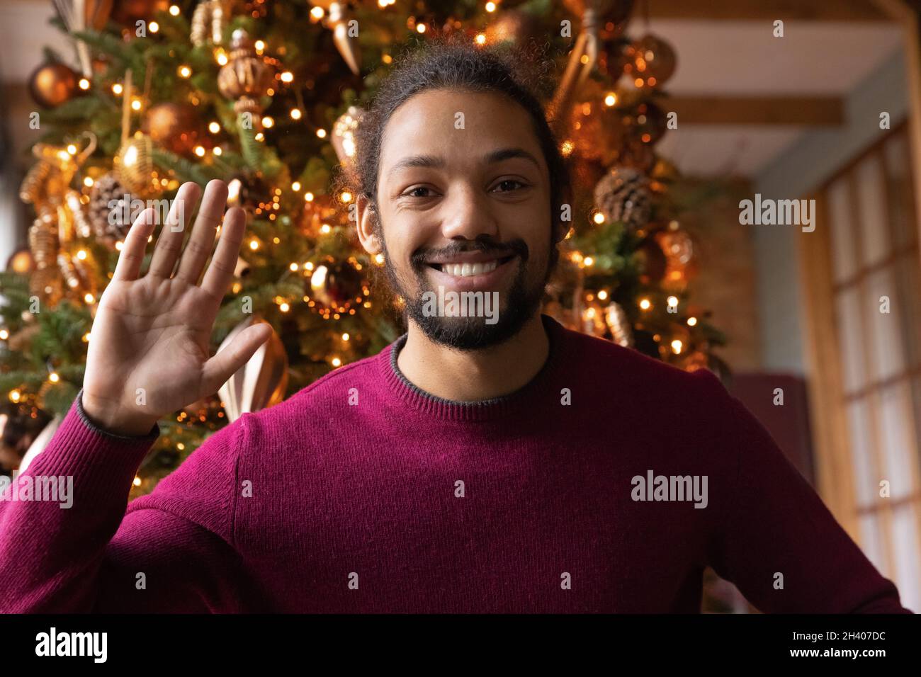 Celebration biracial man hi-res stock photography and images - Alamy