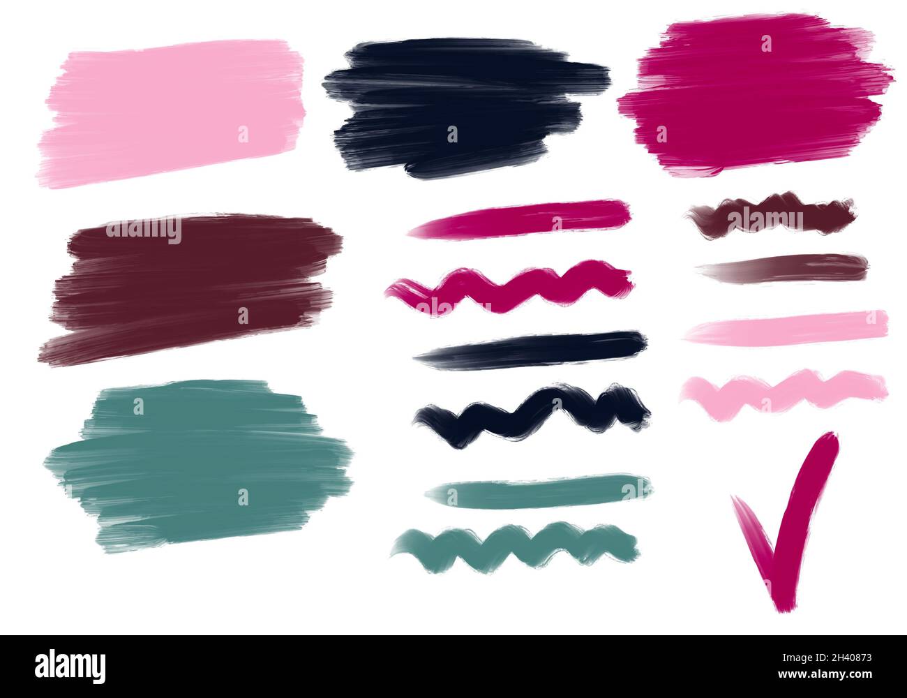 Markers stripes on white background for wallpaper Stock Photo - Alamy