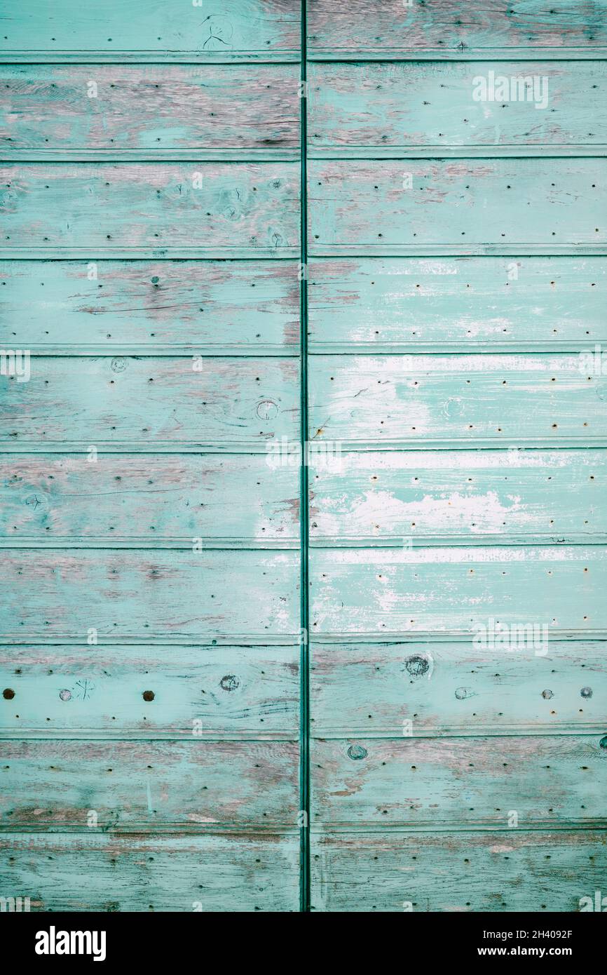 Close-up of the green gate with horizontal stripes Stock Photo - Alamy
