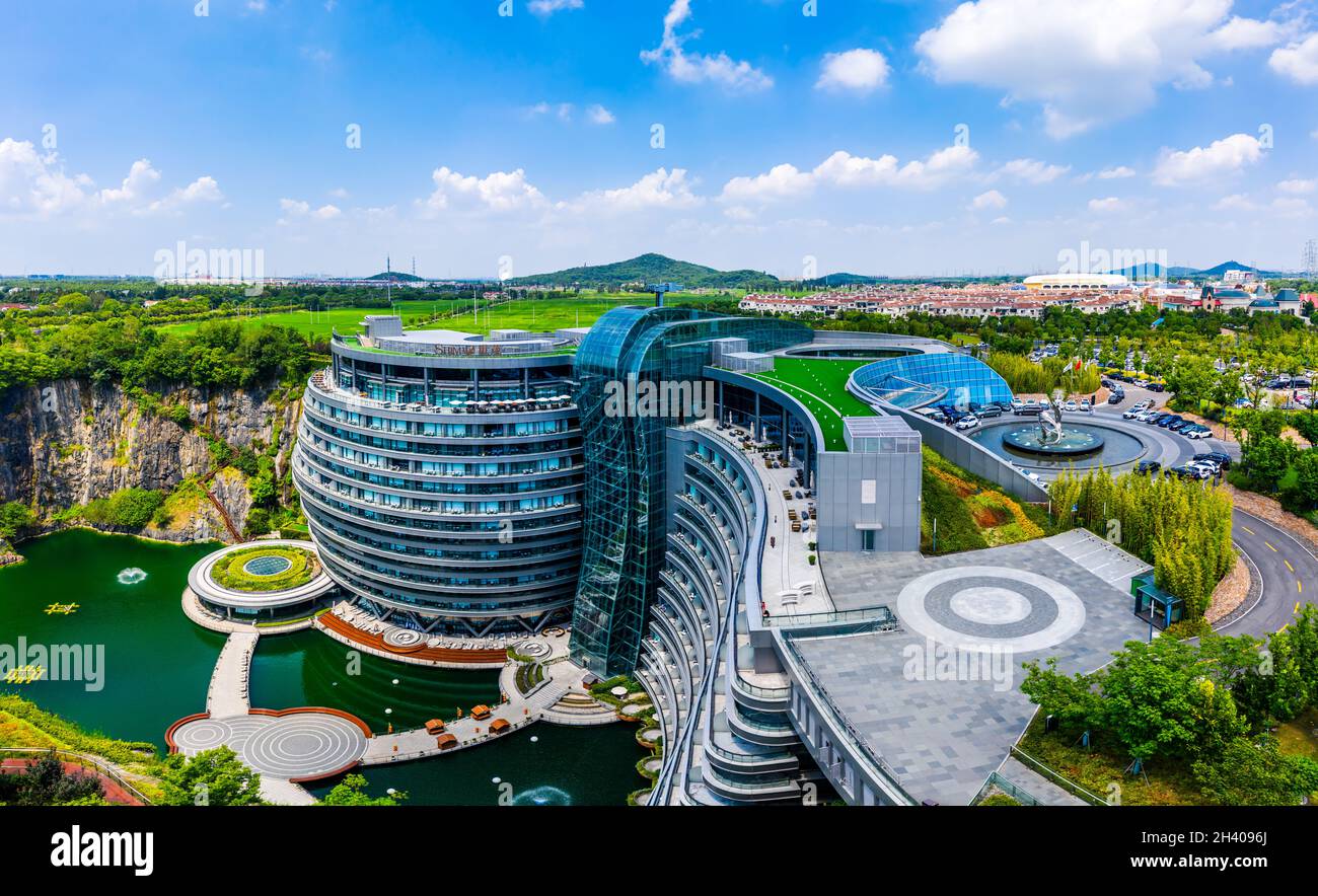 Shanghai,China - August 23,2020:Shimao Shenkeng Intercontinental Hotel ...