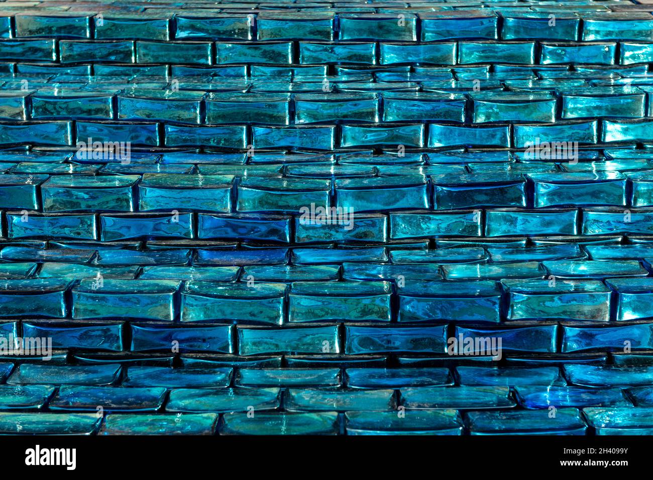 blue glass bricks, abstract illustration - stock illustration Stock ...