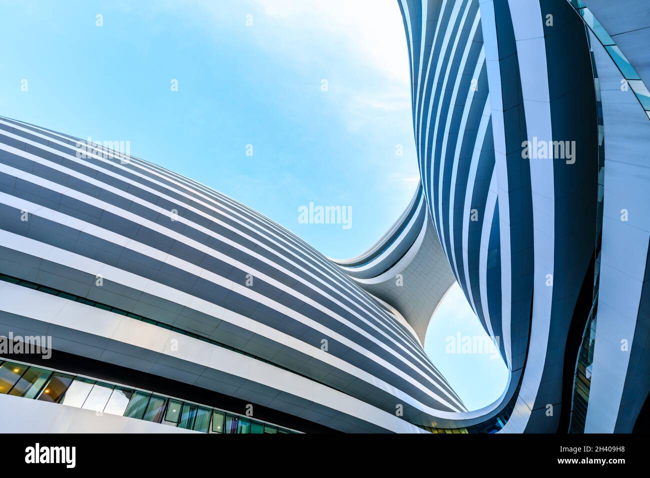Beijing,China - September 20,2020:Galaxy Soho Building is an urban ...