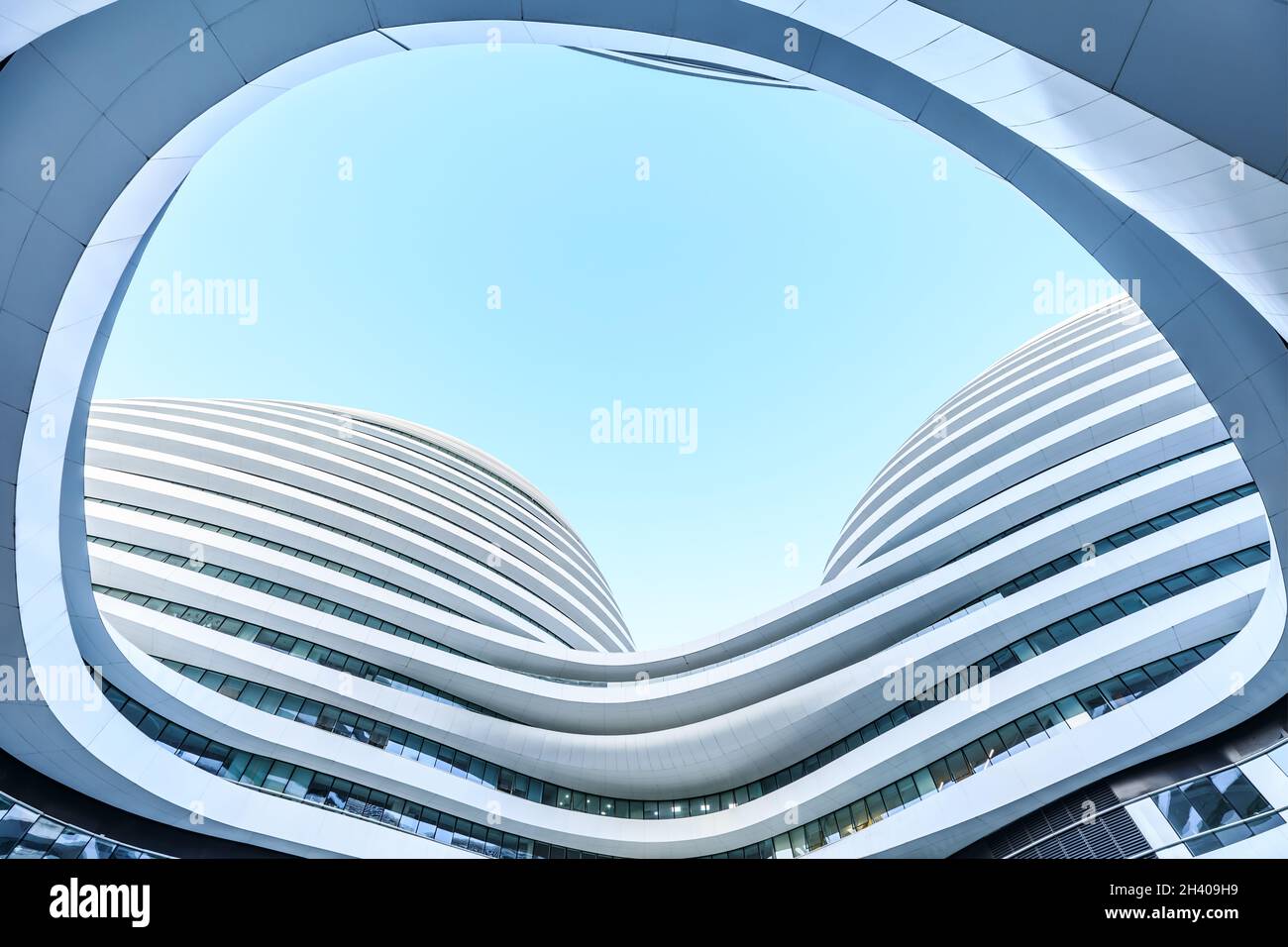 Beijing,China - September 20,2020:Galaxy Soho Building is an urban ...