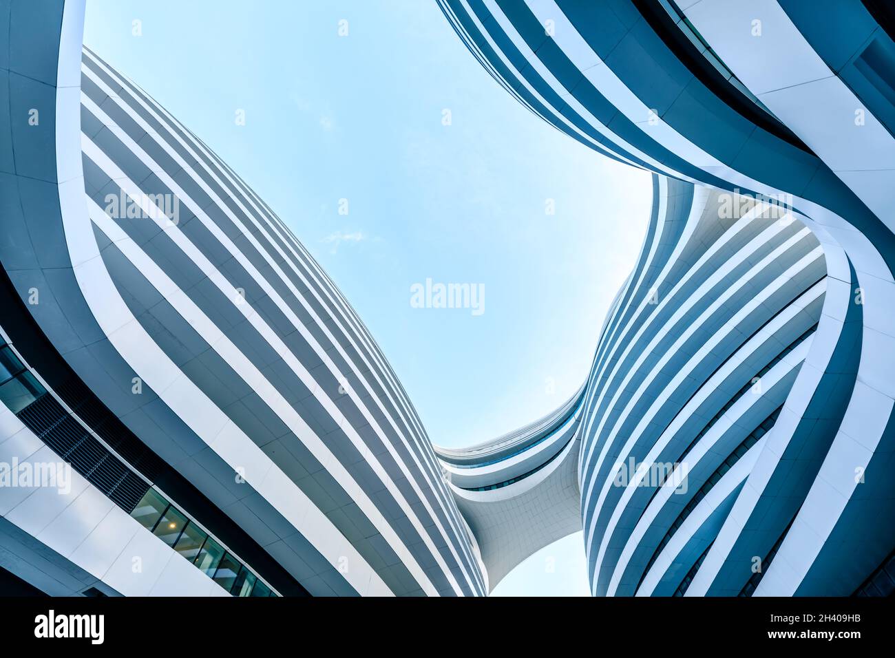 Beijing,China - September 20,2020:Galaxy Soho Building is an urban ...
