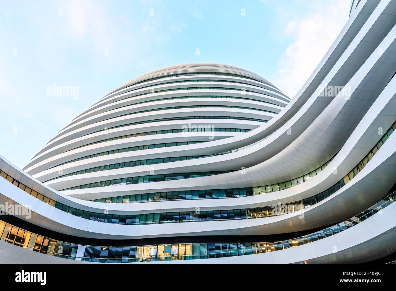 Beijing,China - September 20,2020:Galaxy Soho Building is an urban ...