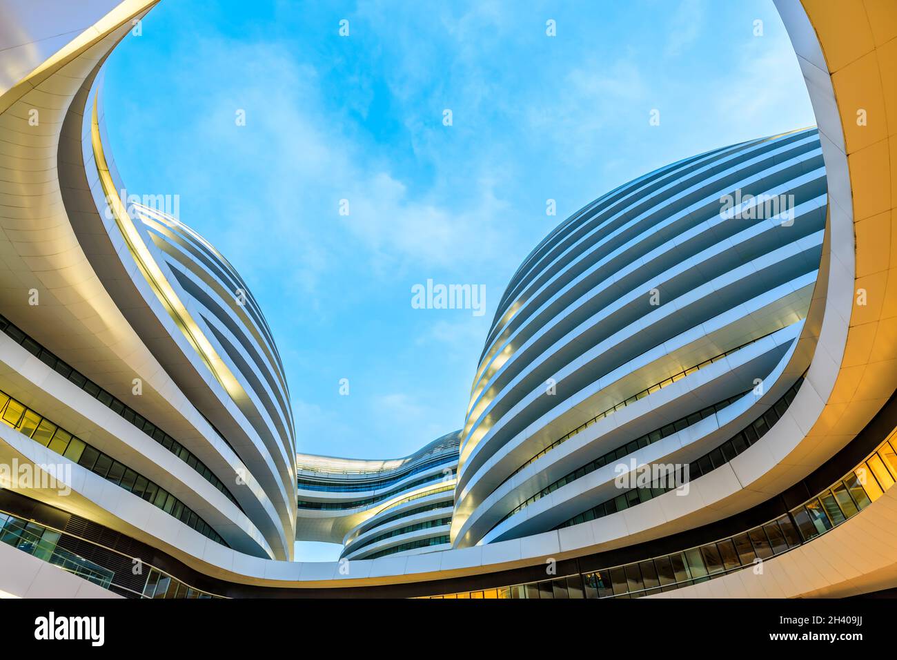Beijing,China - September 20,2020:Galaxy Soho Building is an urban ...