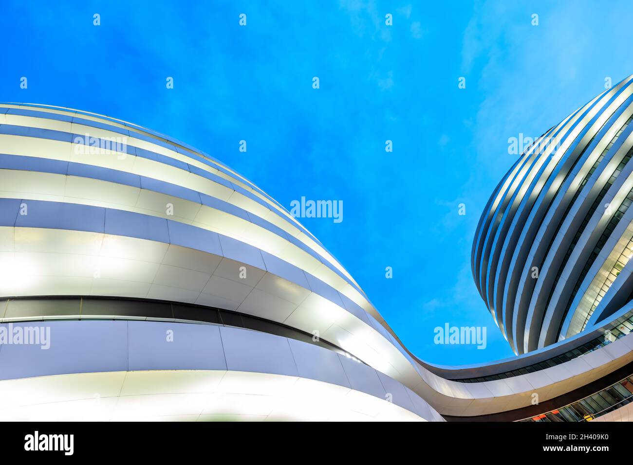 Beijing,China - September 20,2020:Galaxy Soho Building is an urban ...