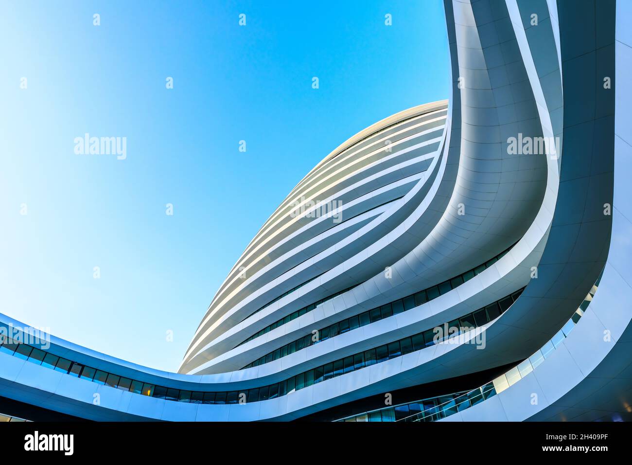 Beijing,China - September 20,2020:Galaxy Soho Building is an urban ...