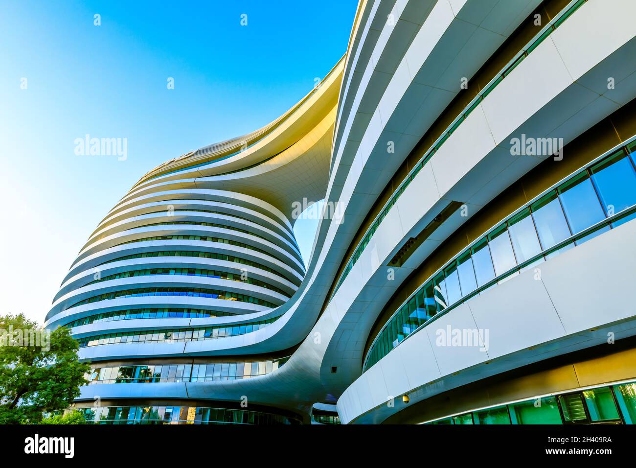 Beijing,China - September 20,2020:Galaxy Soho Building is an urban ...
