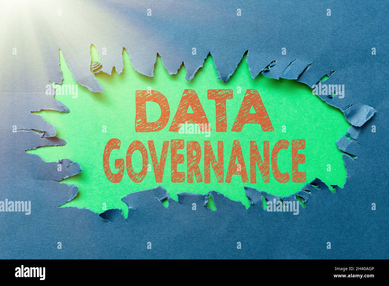 Writing displaying text Data Governance. Business concept general management of key data ...