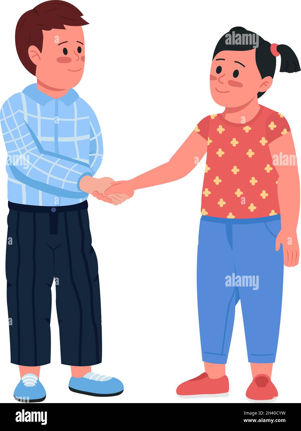 Kids bonding Stock Vector Images - Alamy