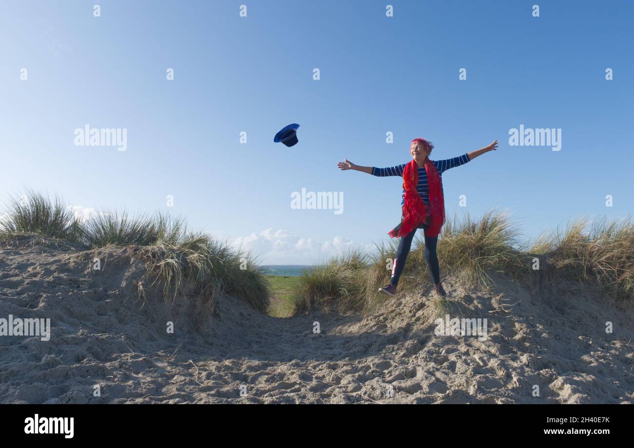 Jumping for Joy Stock Photo - Alamy