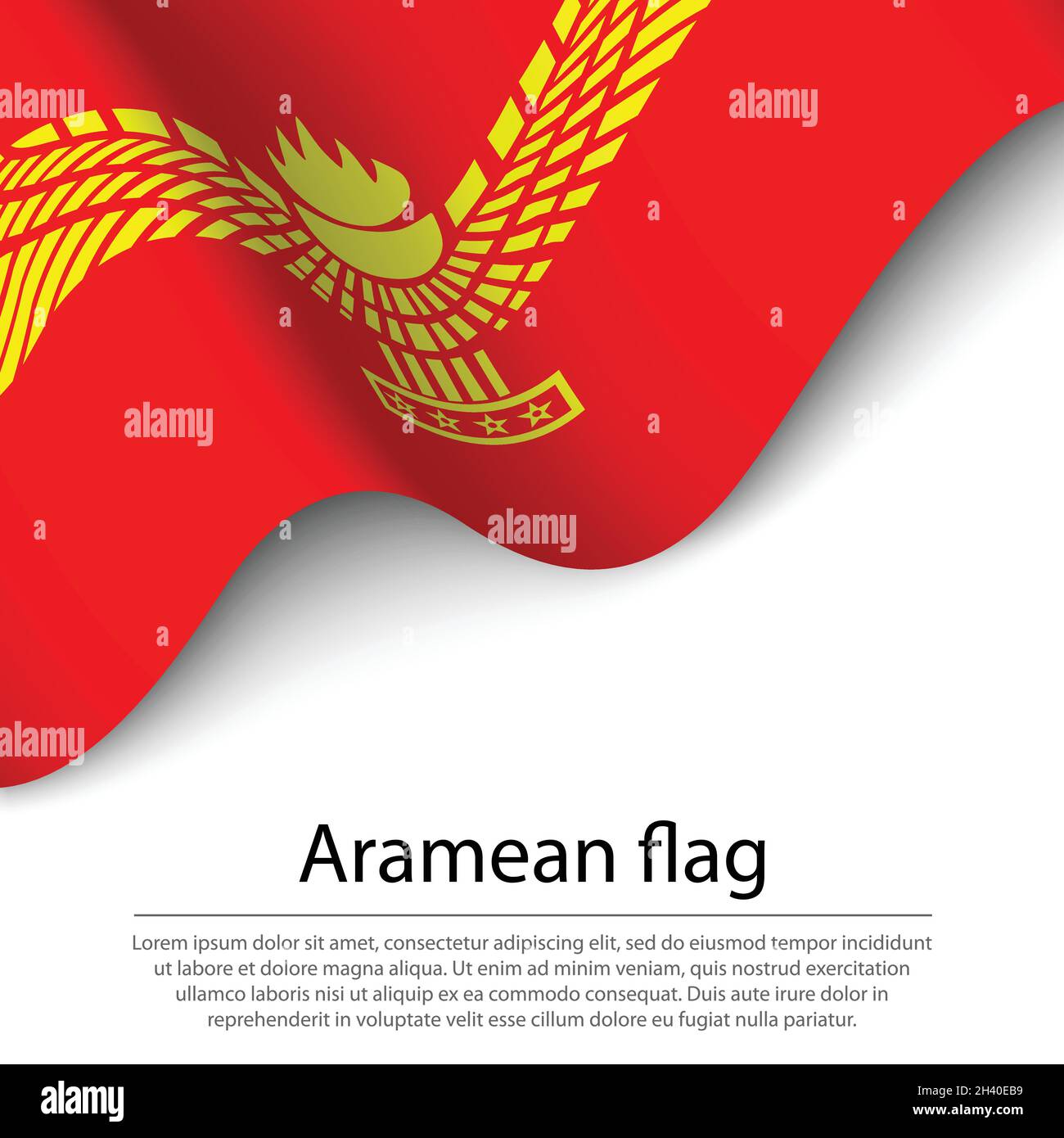 Aramean flag Stock Vector Images - Alamy