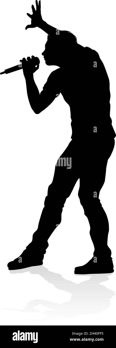 Country Singer Silhouette
