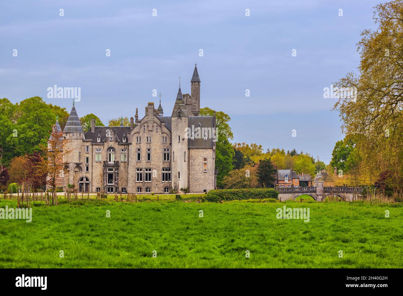 Bornem Castle in Belgium Stock Photo - Alamy