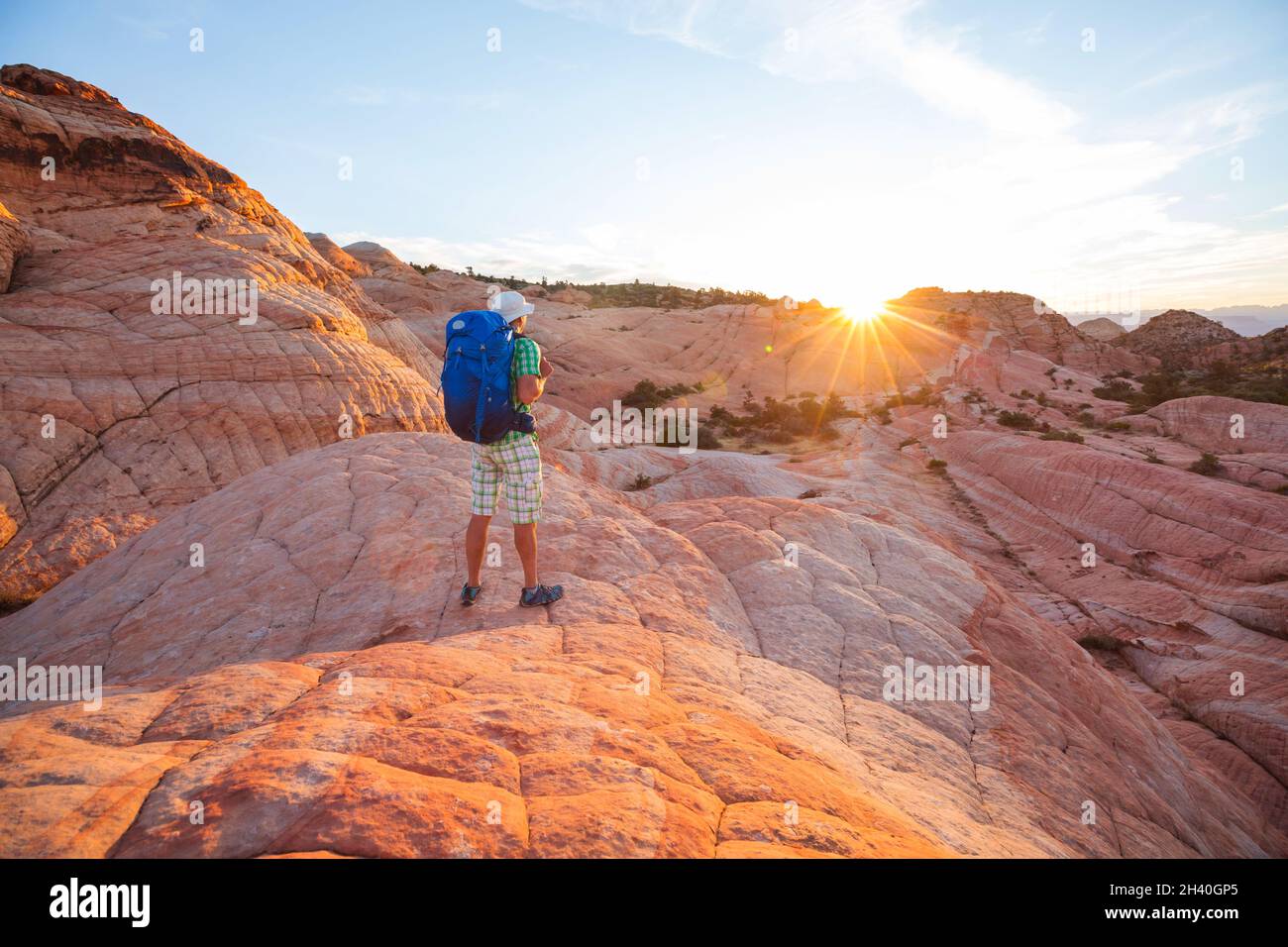 Hike in Utah Stock Photo - Alamy