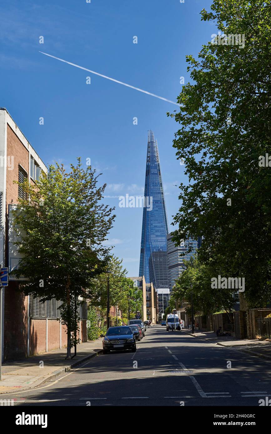 The Shard building in London, modern architecture, United Kindom Stock ...