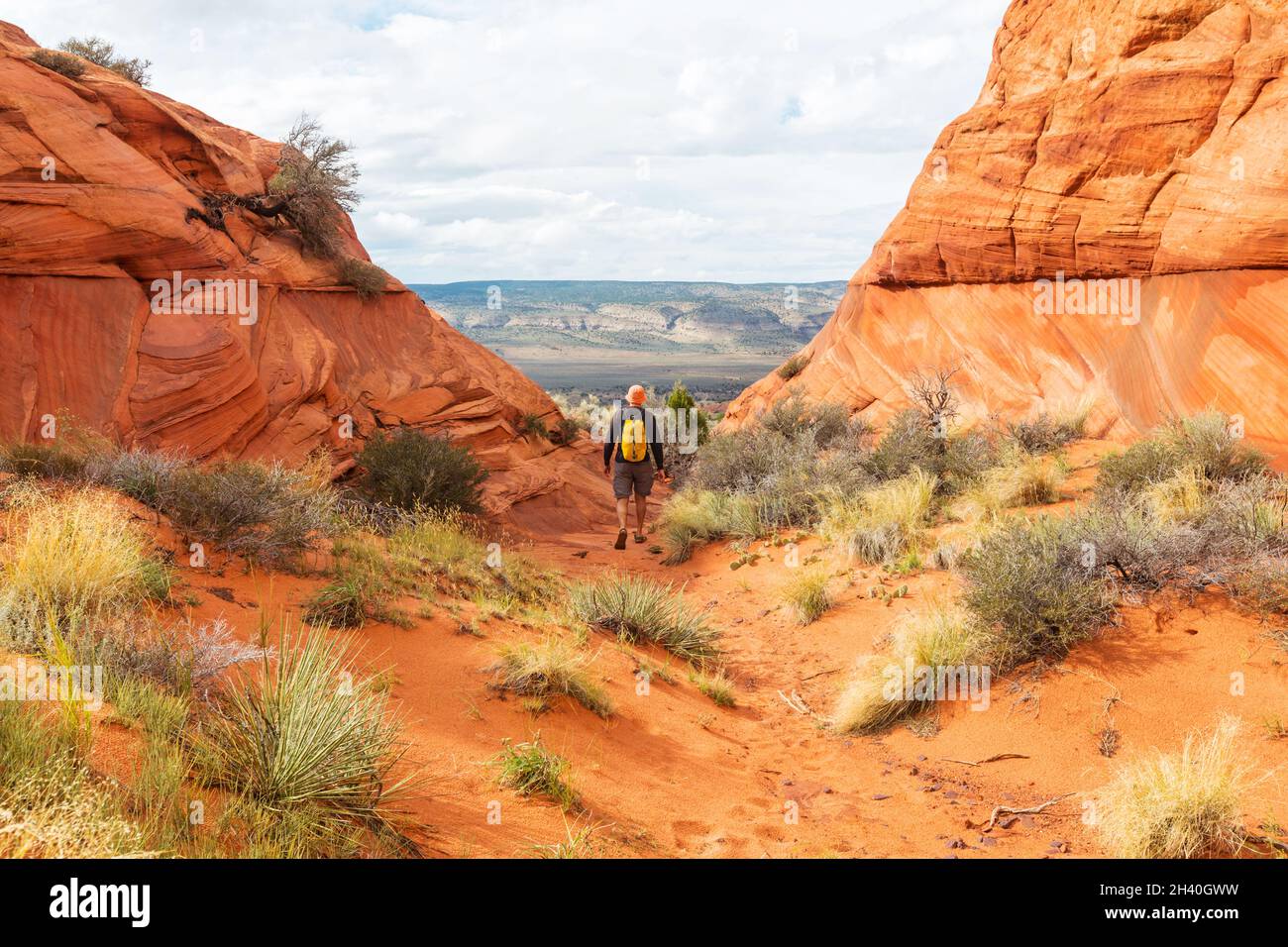 Hike in Utah Stock Photo - Alamy