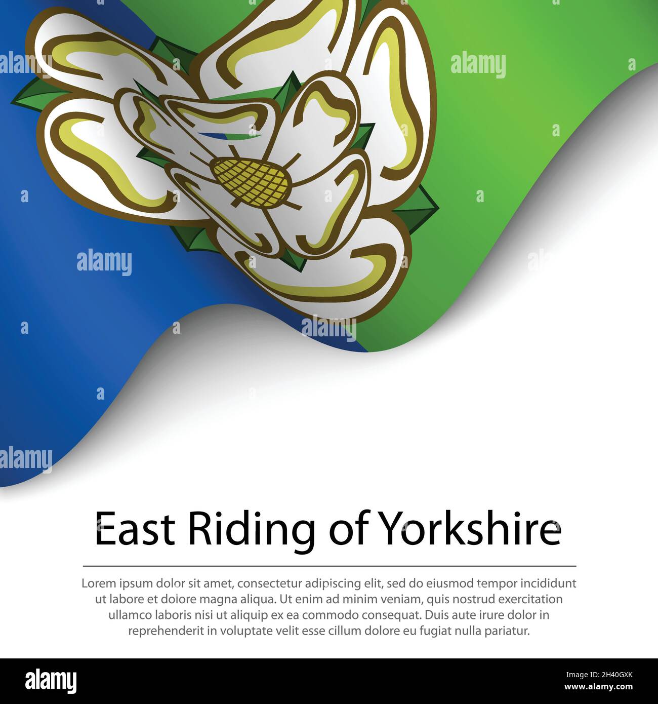 East riding yorkshire county sign Stock Vector Images - Alamy