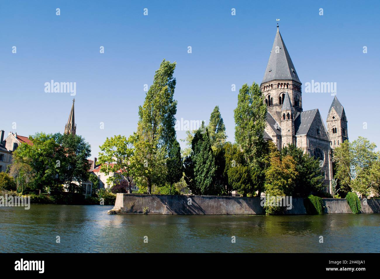 New Temple Protestant church in Metz, france Stock Photo - Alamy