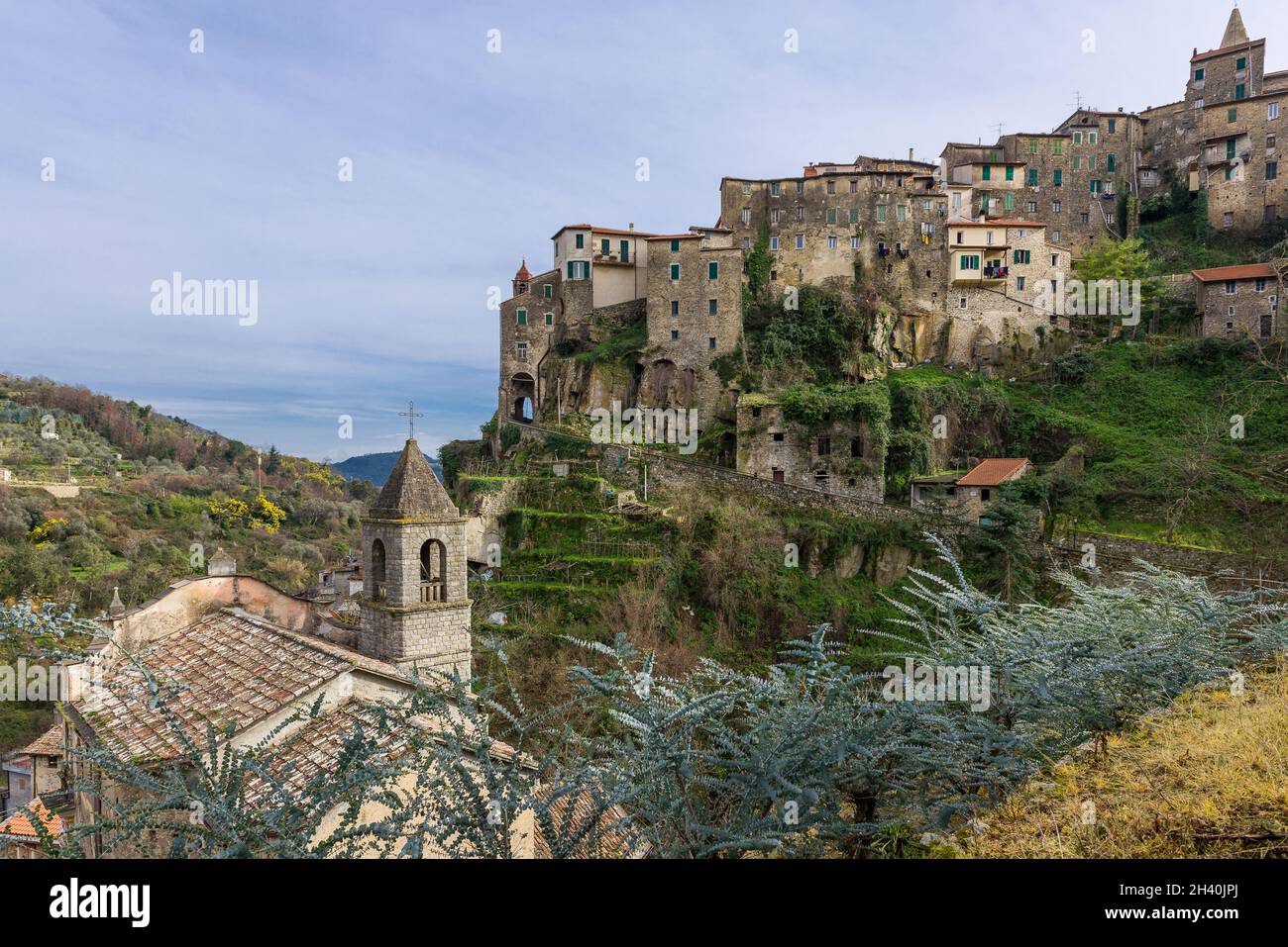 The village of Ceriana Stock Photo - Alamy